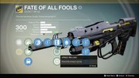 Fate of All Fools - Destinypedia, the Destiny wiki