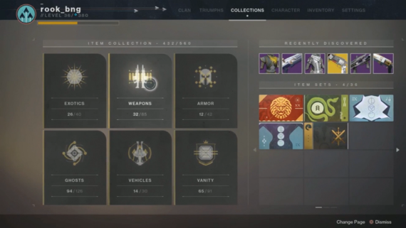 Collections - Destinypedia, the Destiny wiki
